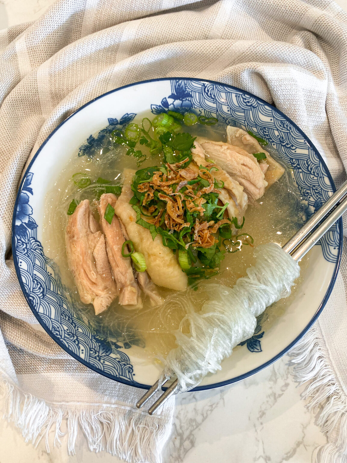 How To Make Miến Gà (Vietnamese Chicken Soup) - Ta-Daa!