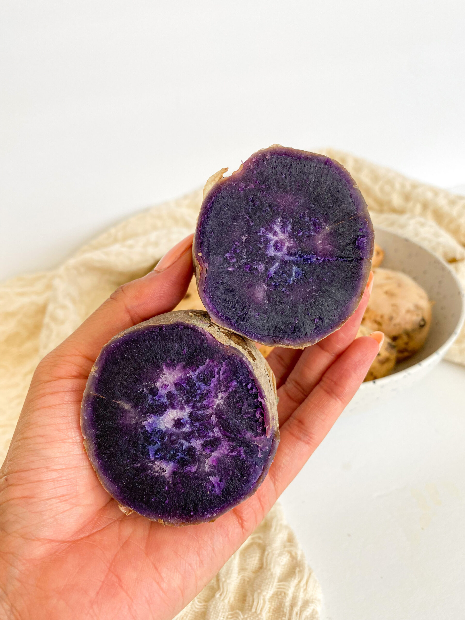 How to make Steamed Okinawan Purple Sweet Potatoes - Ta-Daa!