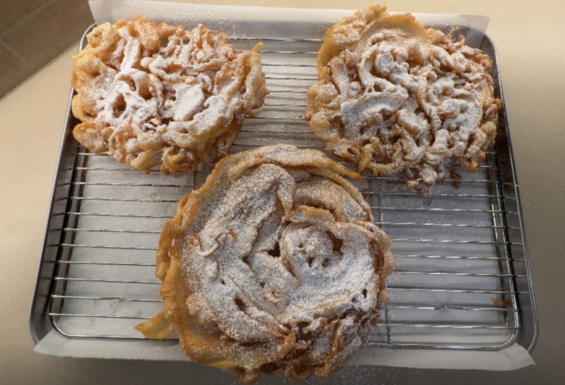 How to make Funnel Cakes (State Fair Inspired!) - Ta-Daa!