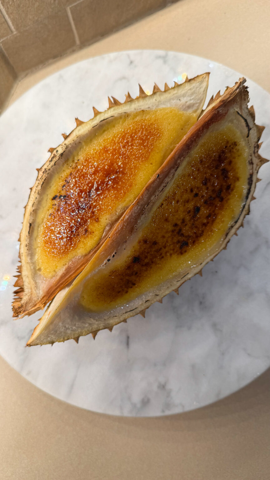 How to make Durian Crème Brûlée - Ta-Daa!