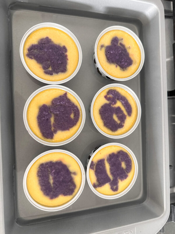 How to make Fresh Ube Flan (Baked in the Oven) - Ta-Daa!