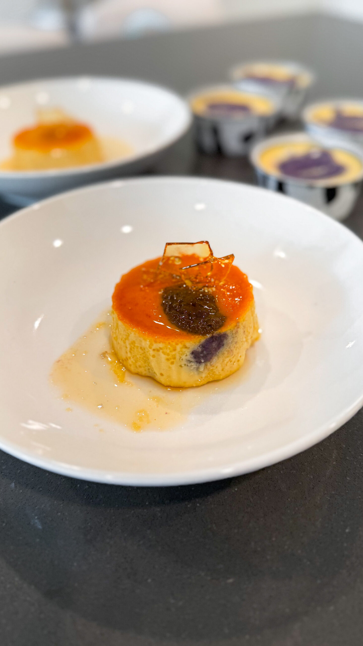 How to make Fresh Ube Flan (Baked in the Oven) - Ta-Daa!